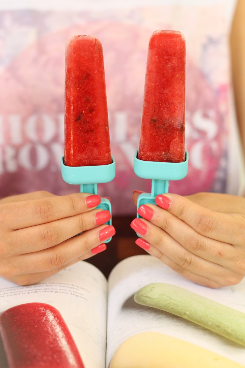 Popsicle fraise & menthe – Feliz Cozinha